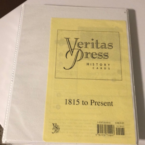 Other | Veritas Press History Cards 185present | Poshmark